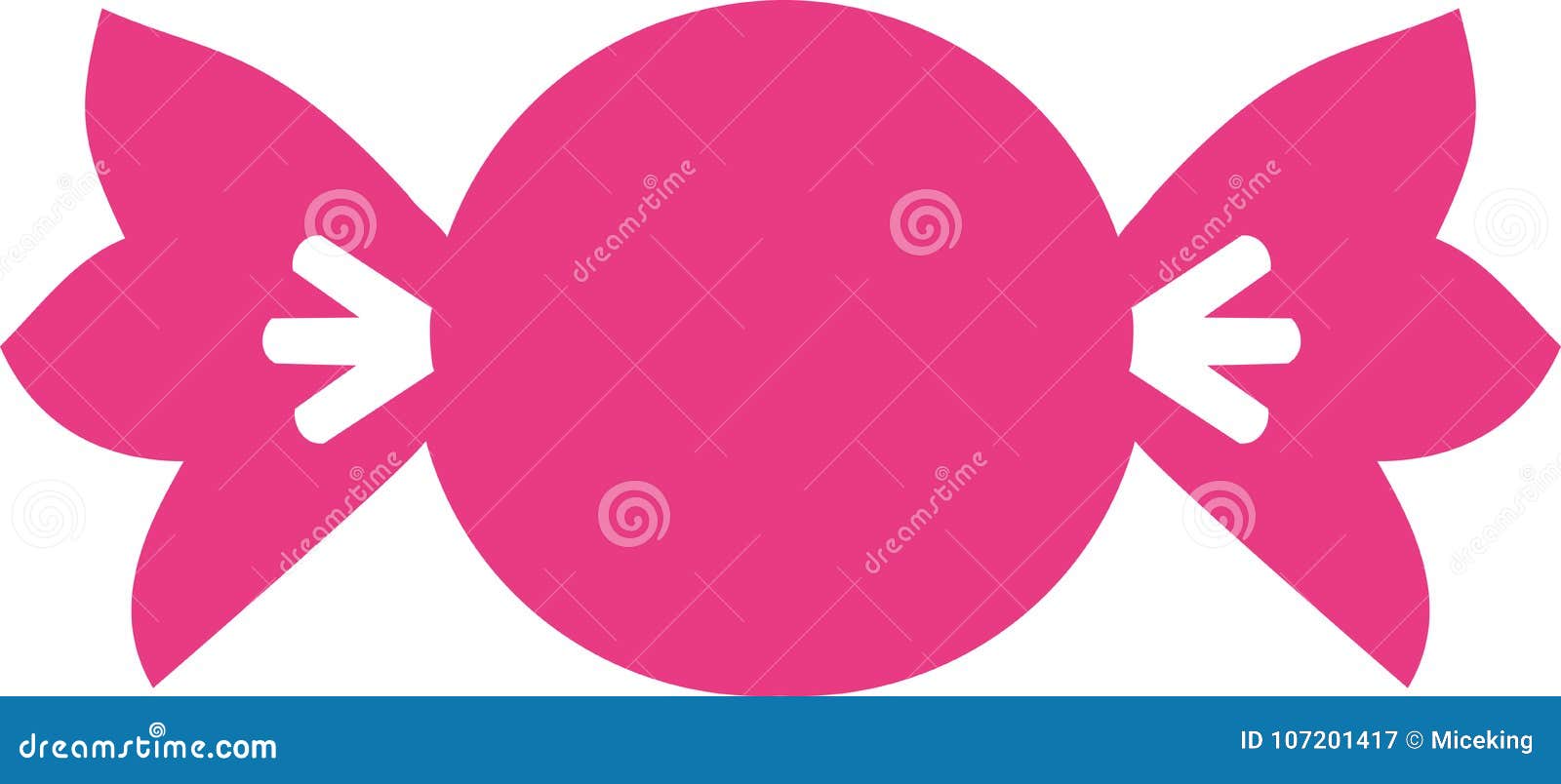 Bombom Cor-de-rosa Dos Doces Dos Doces Ilustração do Vetor - Ilustração ...