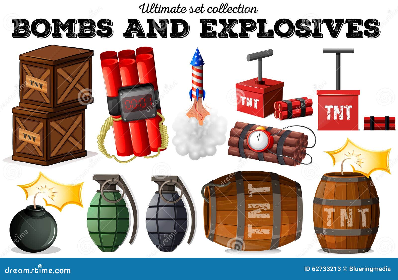 Containers With Explosive And Reactive Substances, Waste Of Chemical ...