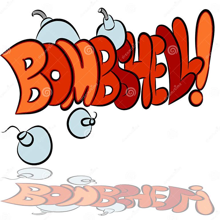 Bombshell Sound Effect Text Stock Vector - Illustration of surprise ...