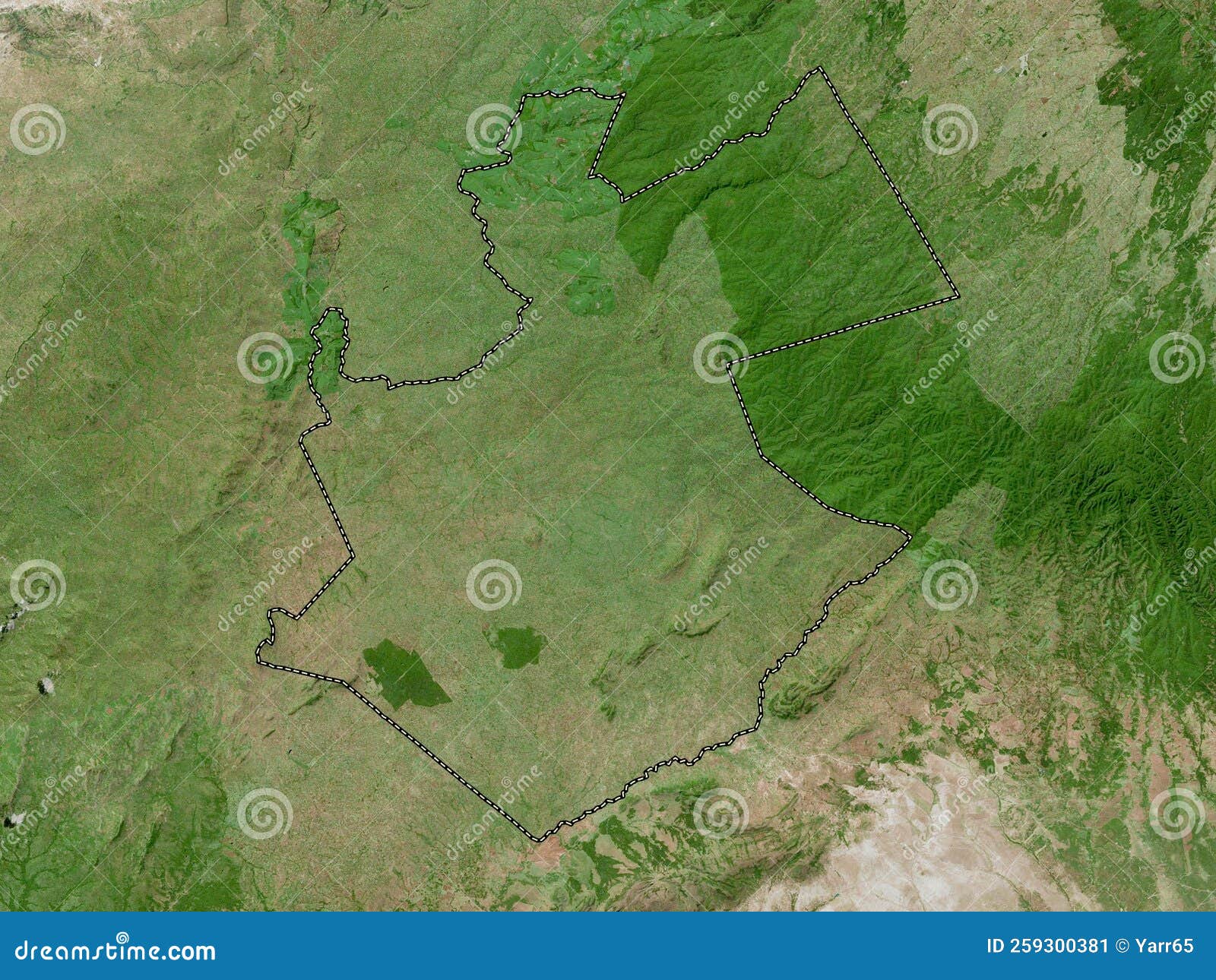 Bomet, Kenya. High-res Satellite. No Legend Stock Illustration ...