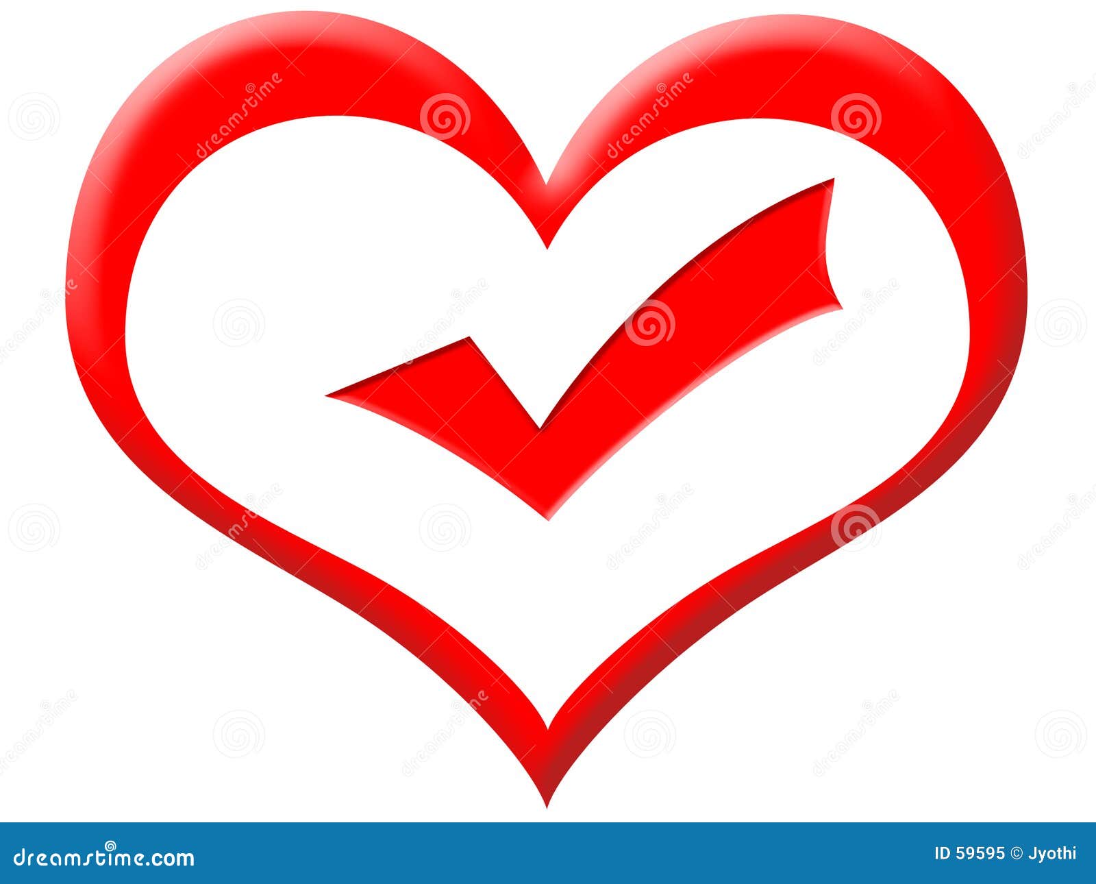 Bon au coeur illustration stock. Illustration du doué, amour - 59595