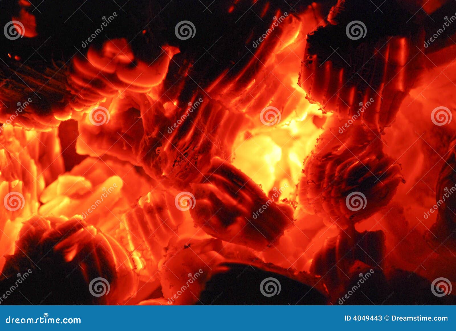 Bon fire ambers stock image. Image of flame, radiating - 4049443