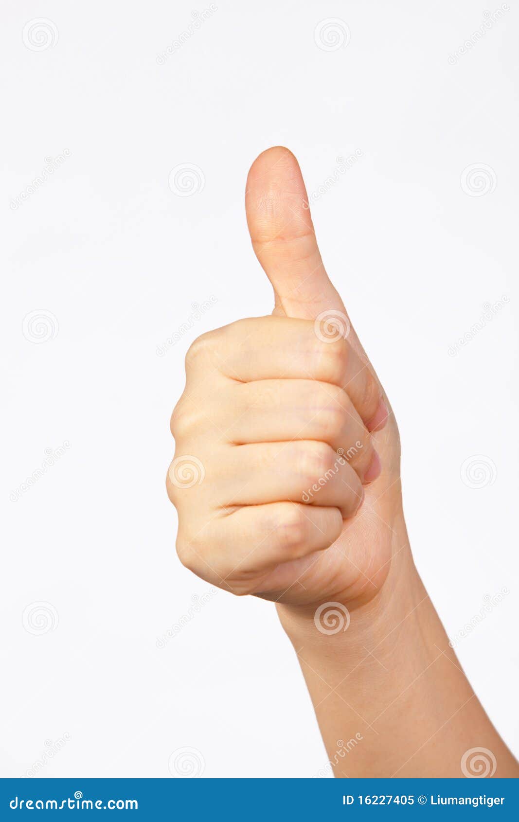 Bon geste image stock. Image du geste, reconnaissez, pouce - 16227405