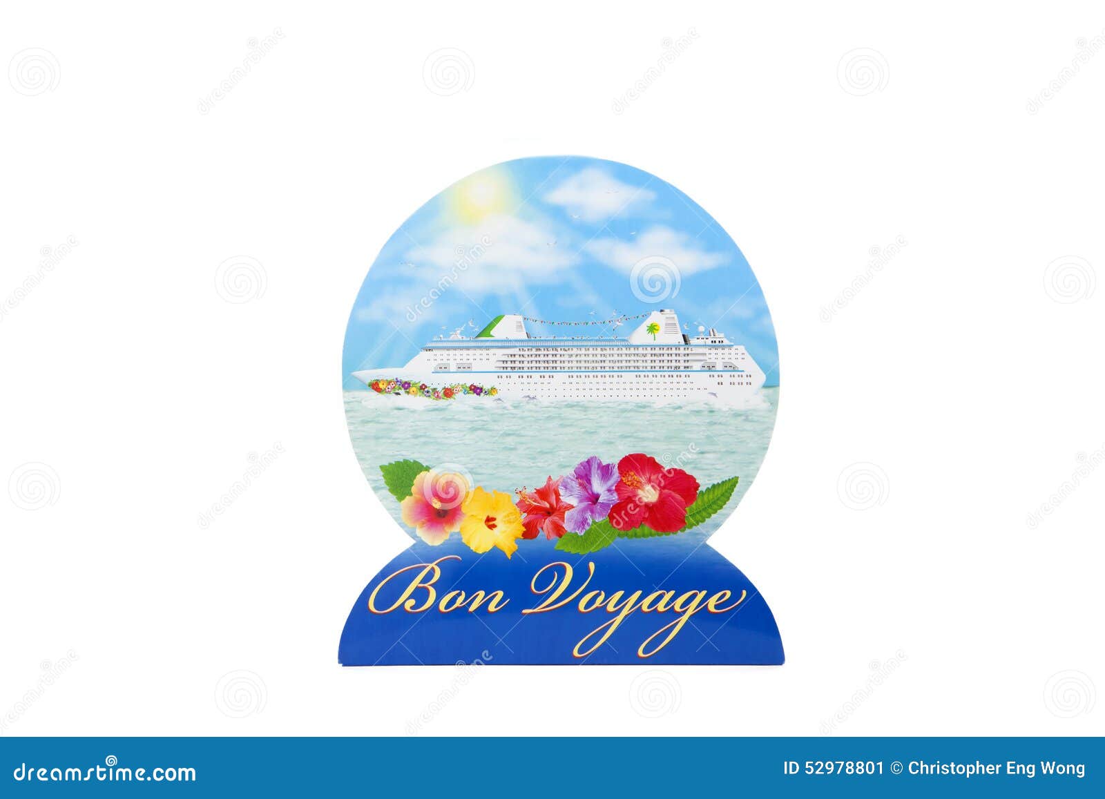 Bon Voyage stock image. Image of centerpiece, cruise - 52978801