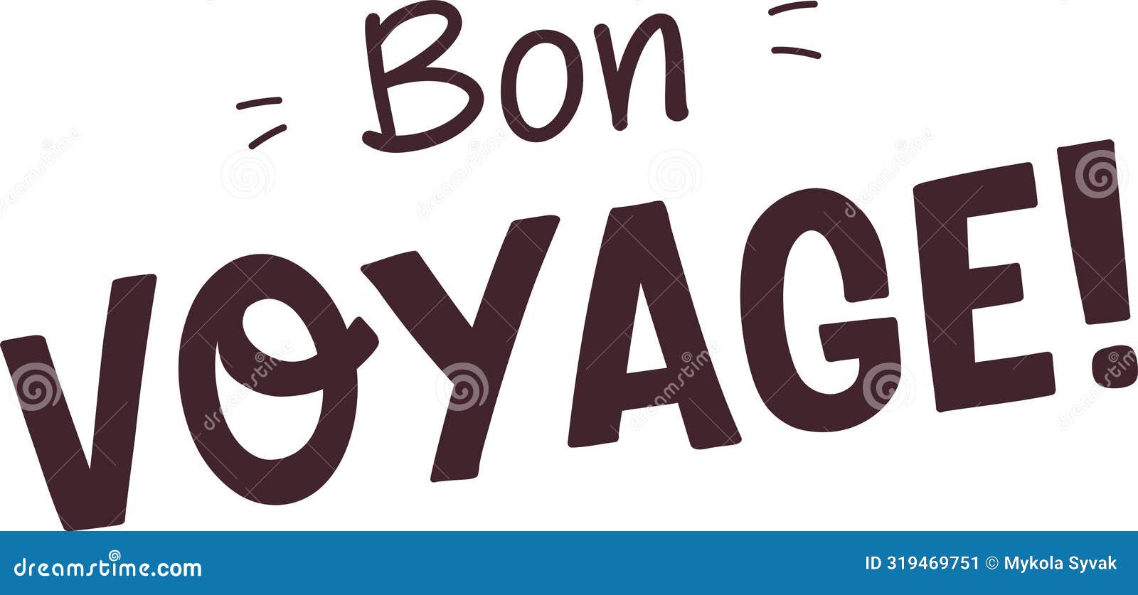 Voyage, Lettering With Sea Boat Rope Cartoon Vector | CartoonDealer.com ...