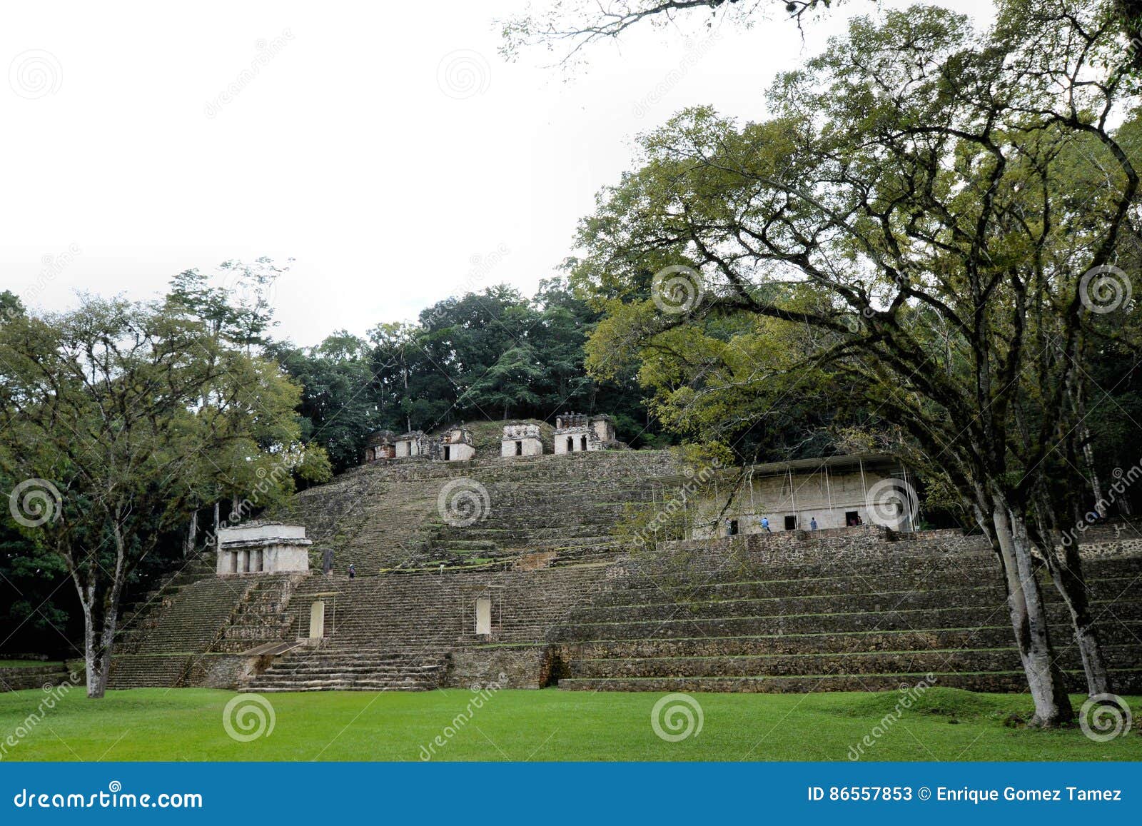 Bonampak stock image. Image of pyramids, archelogical - 86557853