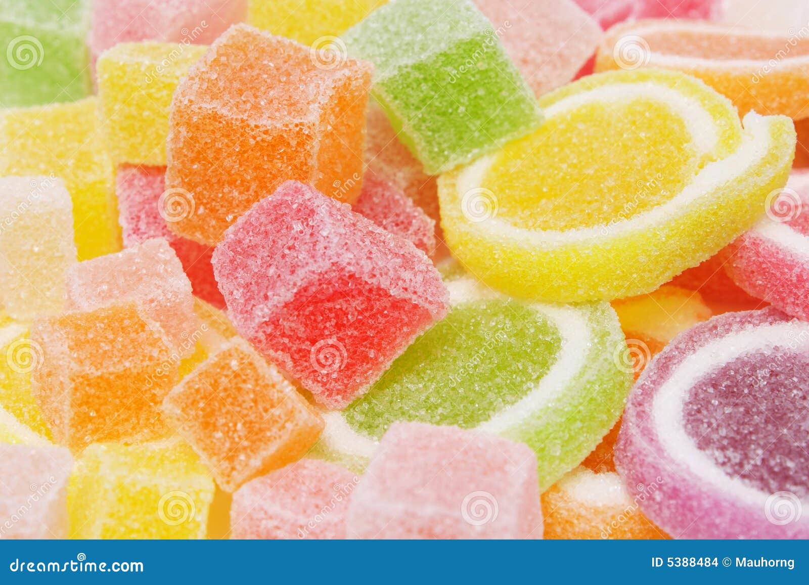 Bonbons mous photo stock. Image du enduit, cubique, fondant - 5388484