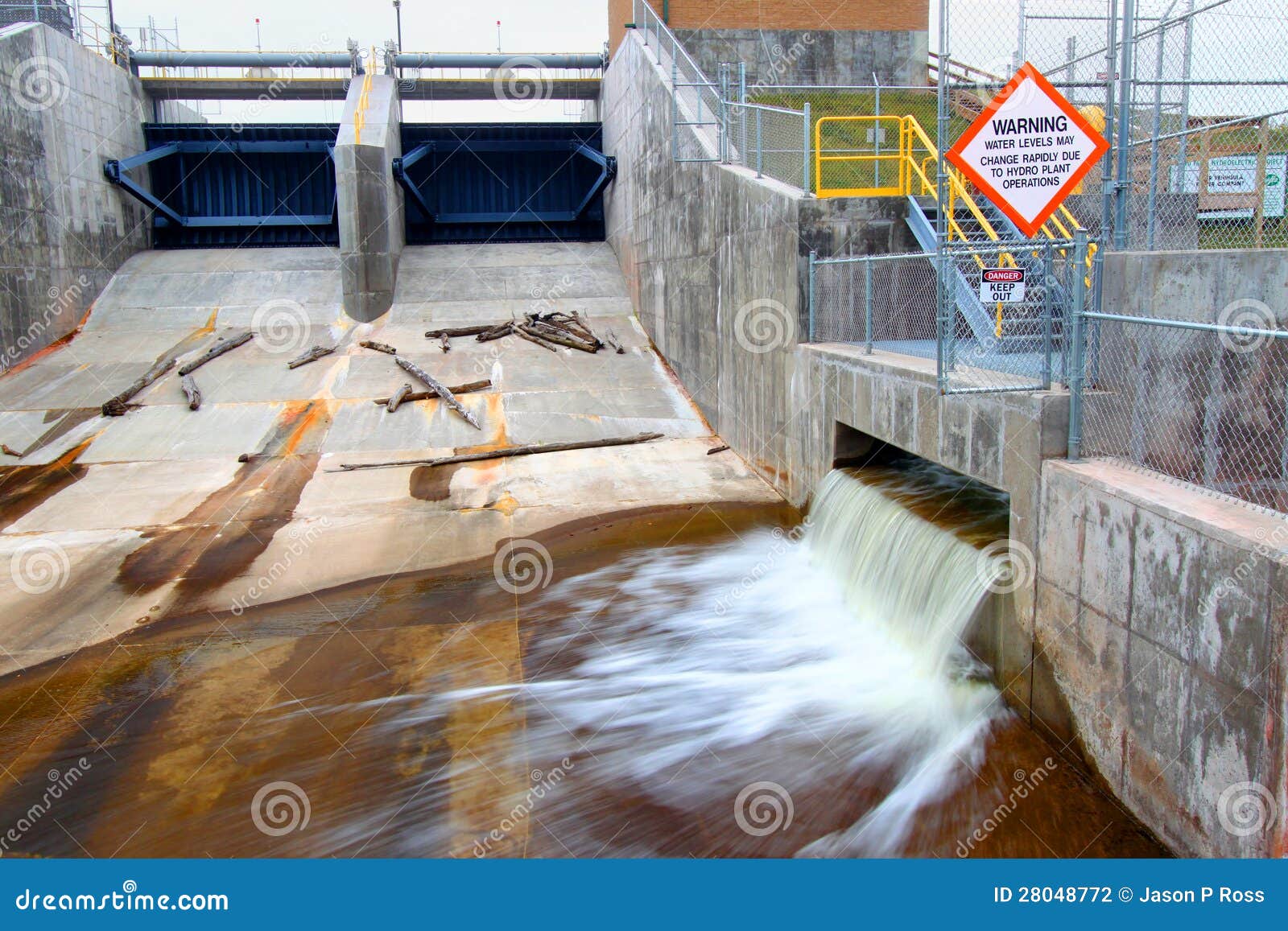 Bond Falls Flowage Dam Editorial Image | CartoonDealer.com #28288308