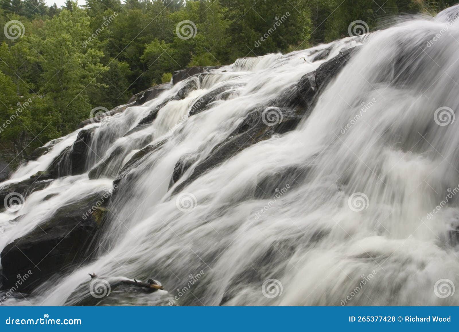 Bond Falls, Upper Peninsula of Michigan Stock Photo - Image of rapids ...