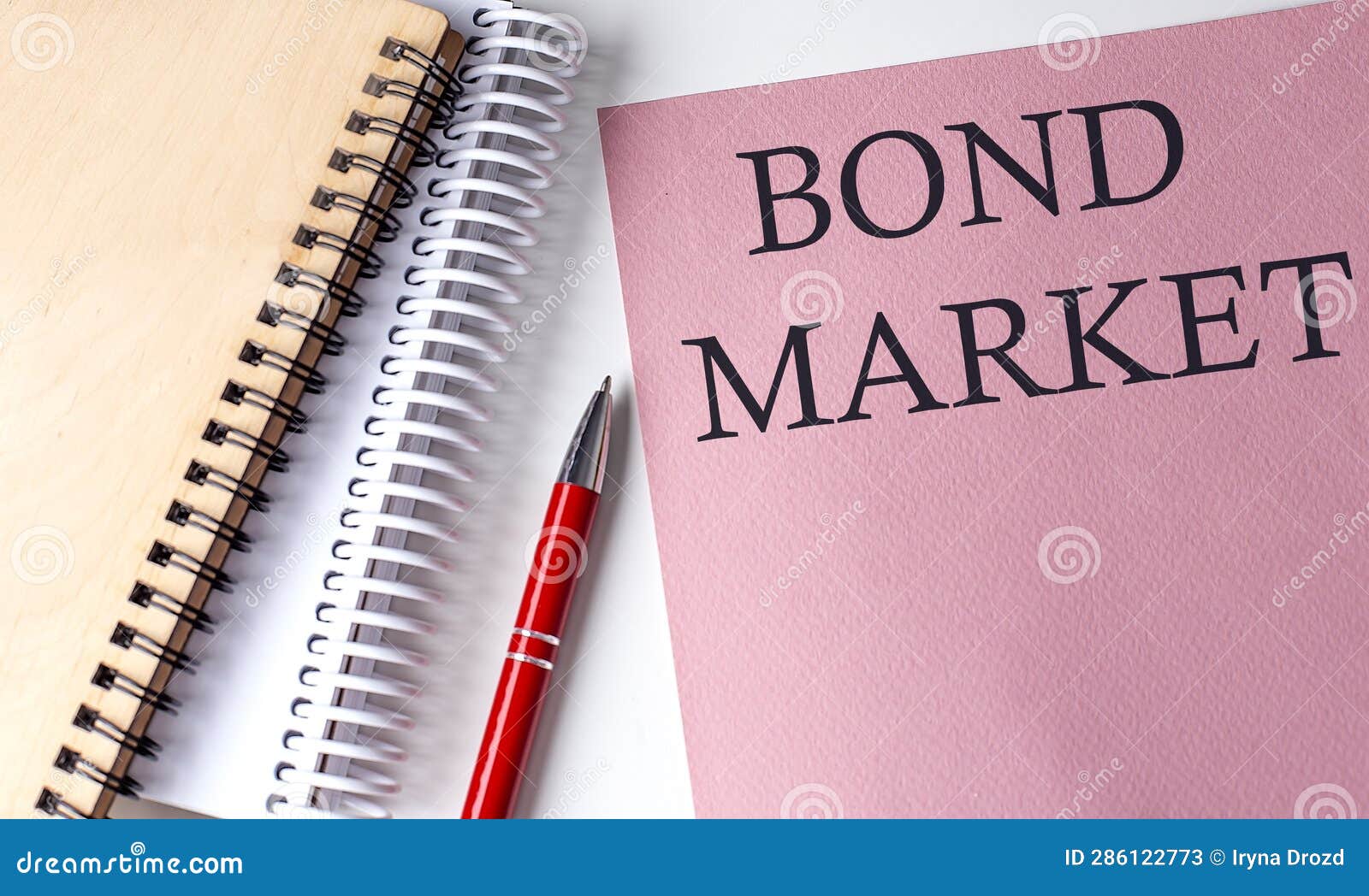 Bond On Office Folder. Blurred Image. 3D. Royalty-Free Stock ...