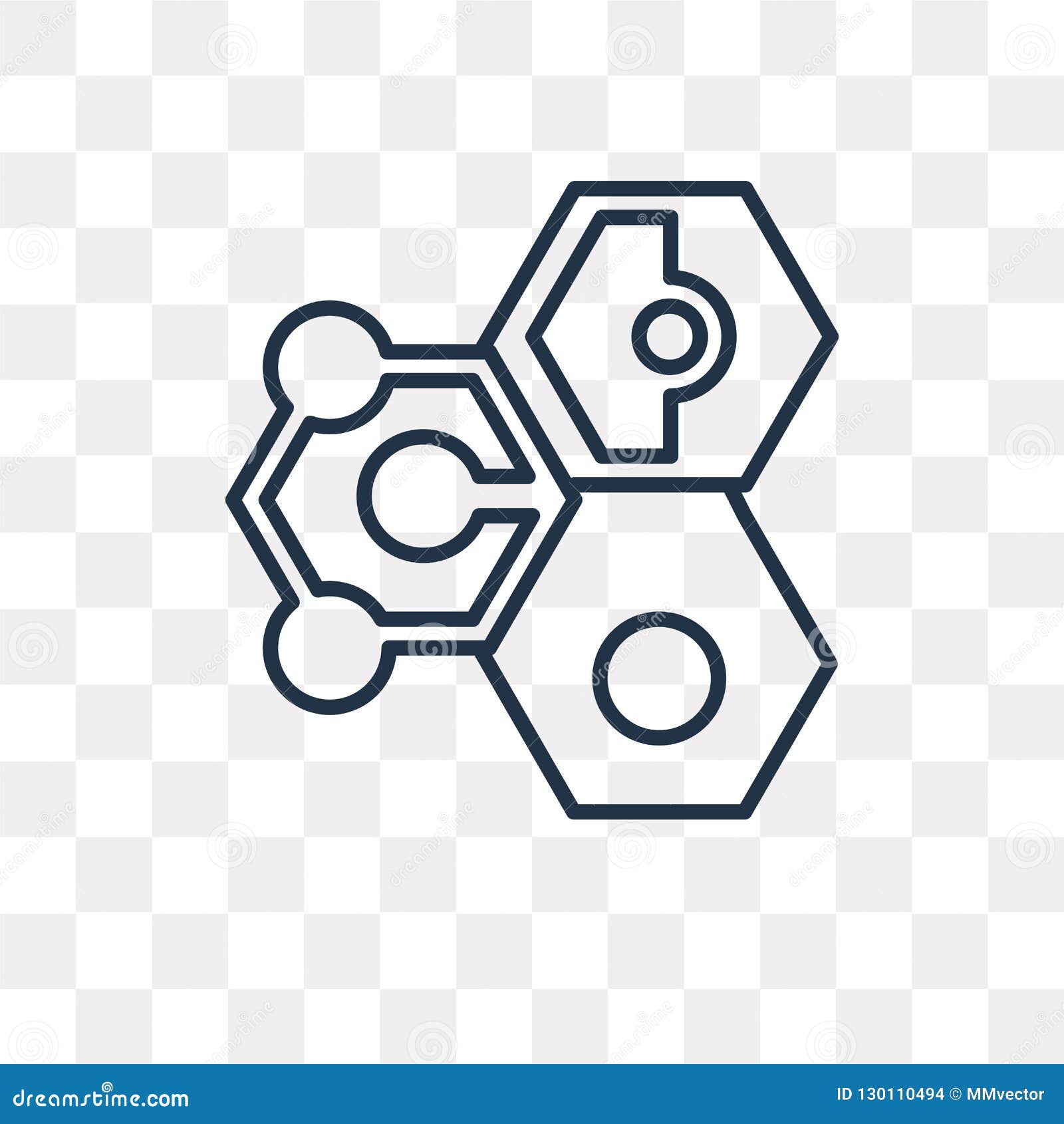 Bond Vector Icon Isolated on Transparent Background, Linear Bond Stock ...