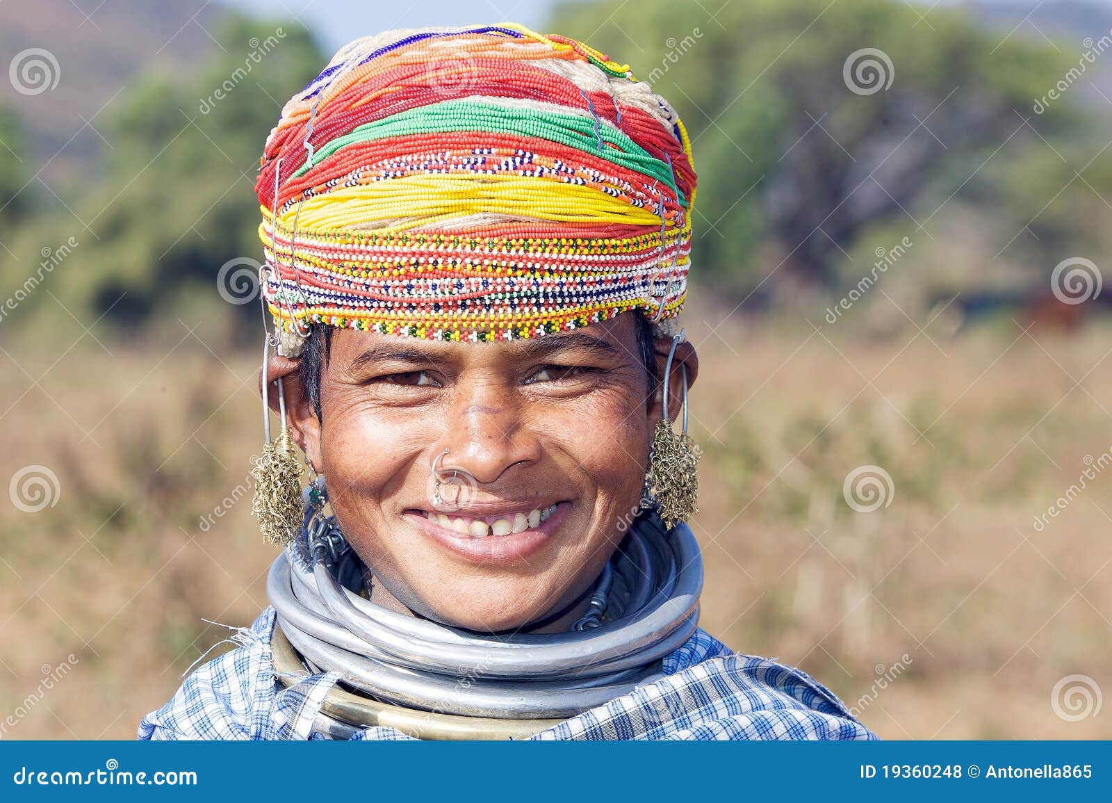 Bonda tribal woman editorial stock photo. Image of market - 19360248