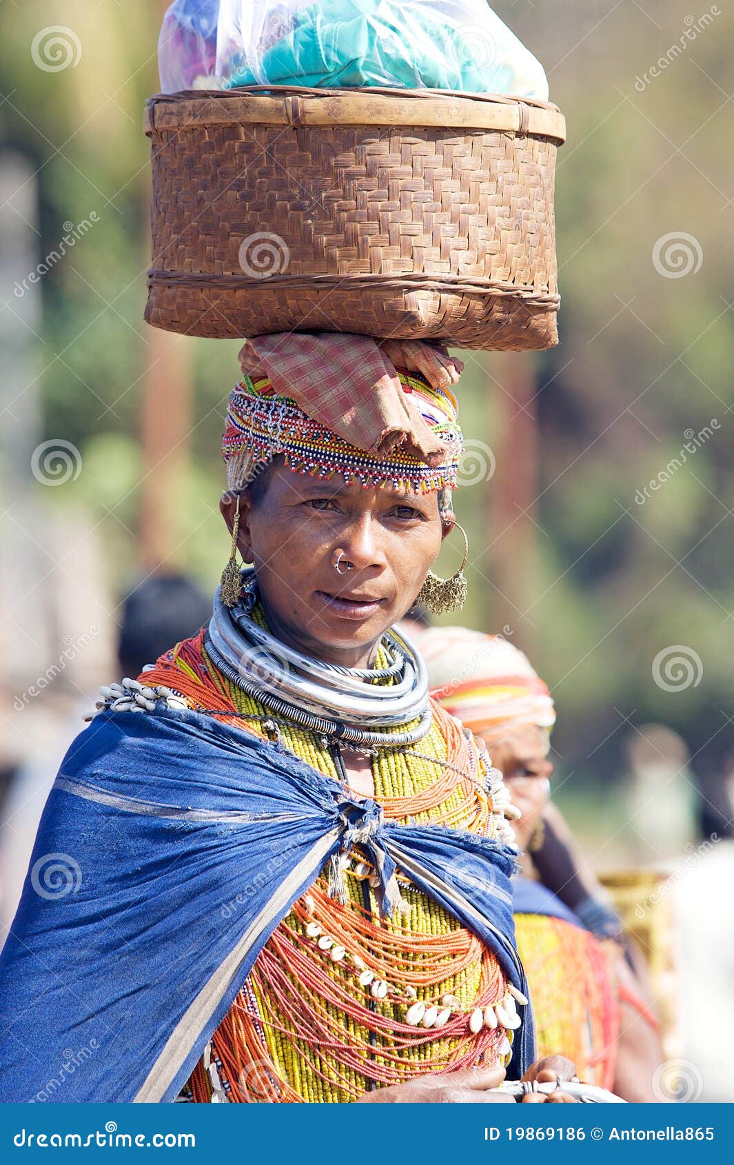 Bonda tribal woman editorial photo. Image of primitive - 19869186