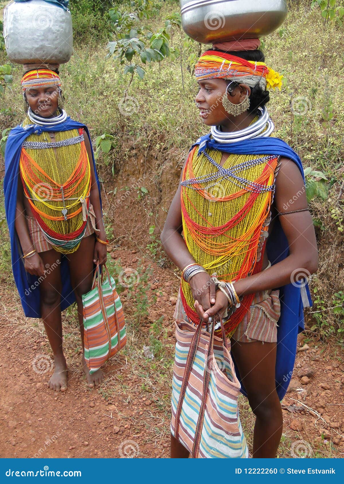 Bonda tribal women pose editorial image. Image of orissa - 12222260