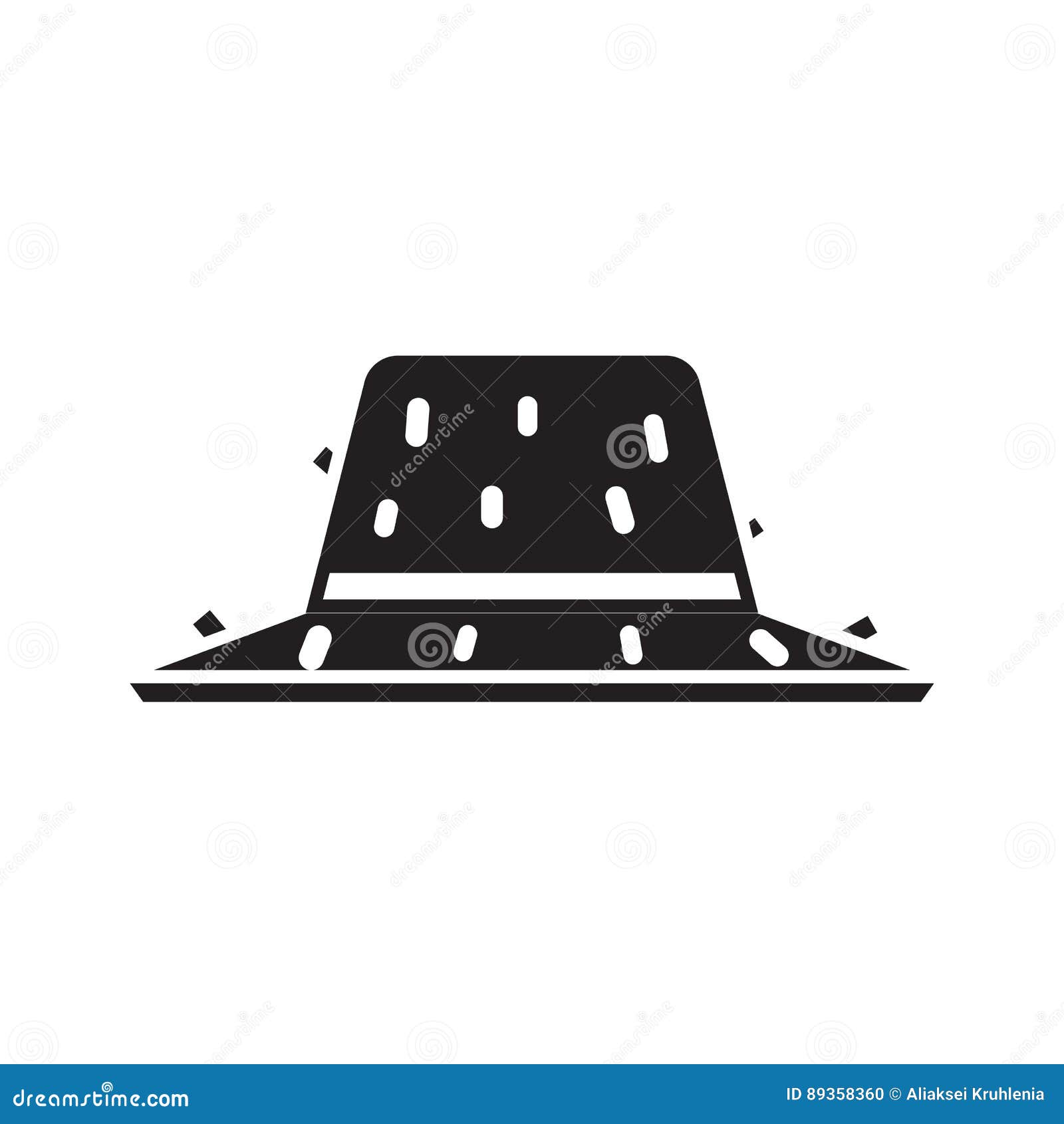 Bonde Straw Hat Icon vektor illustrationer. Illustration av huvud ...