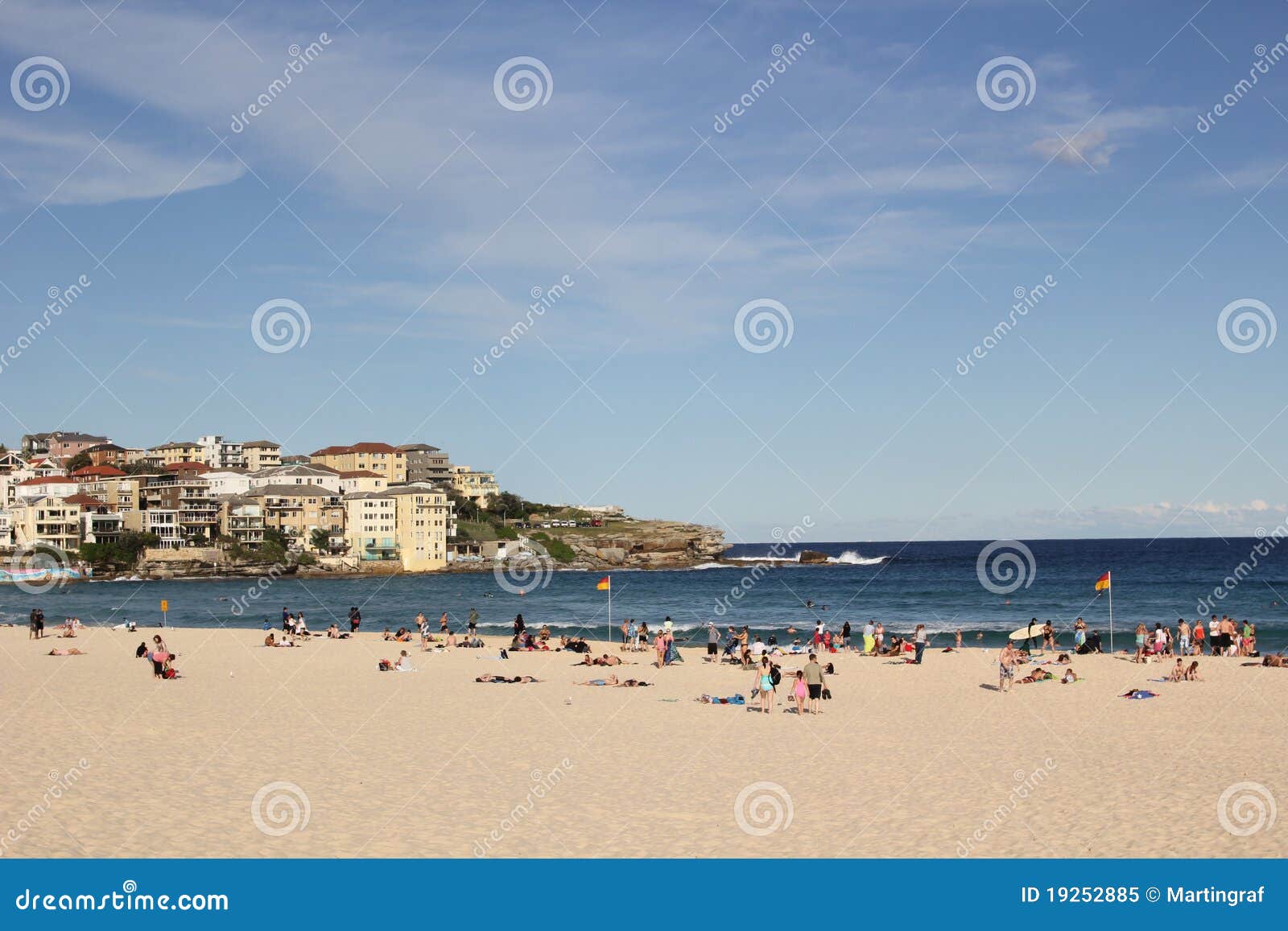 Bondi Beach Sydney scenery stock image. Image of life - 19252885