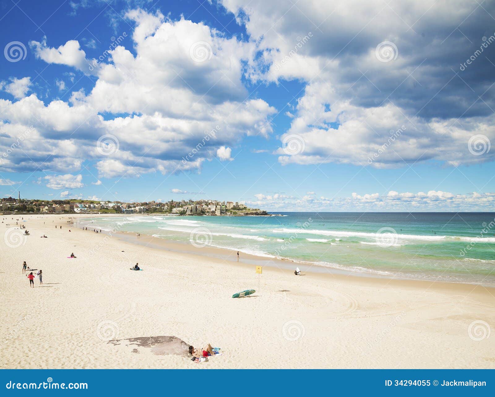 Bondi Beach in Sydney Australia Editorial Image - Image of bondi ...