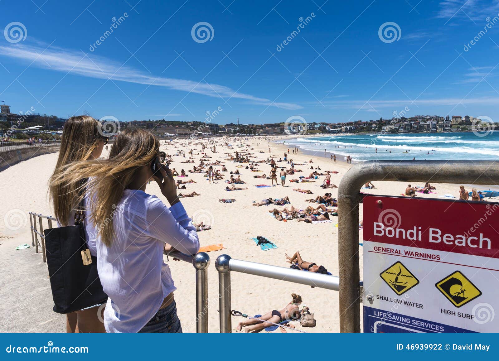 Bondi Beach Young Women Editorial Photography Image 46939922