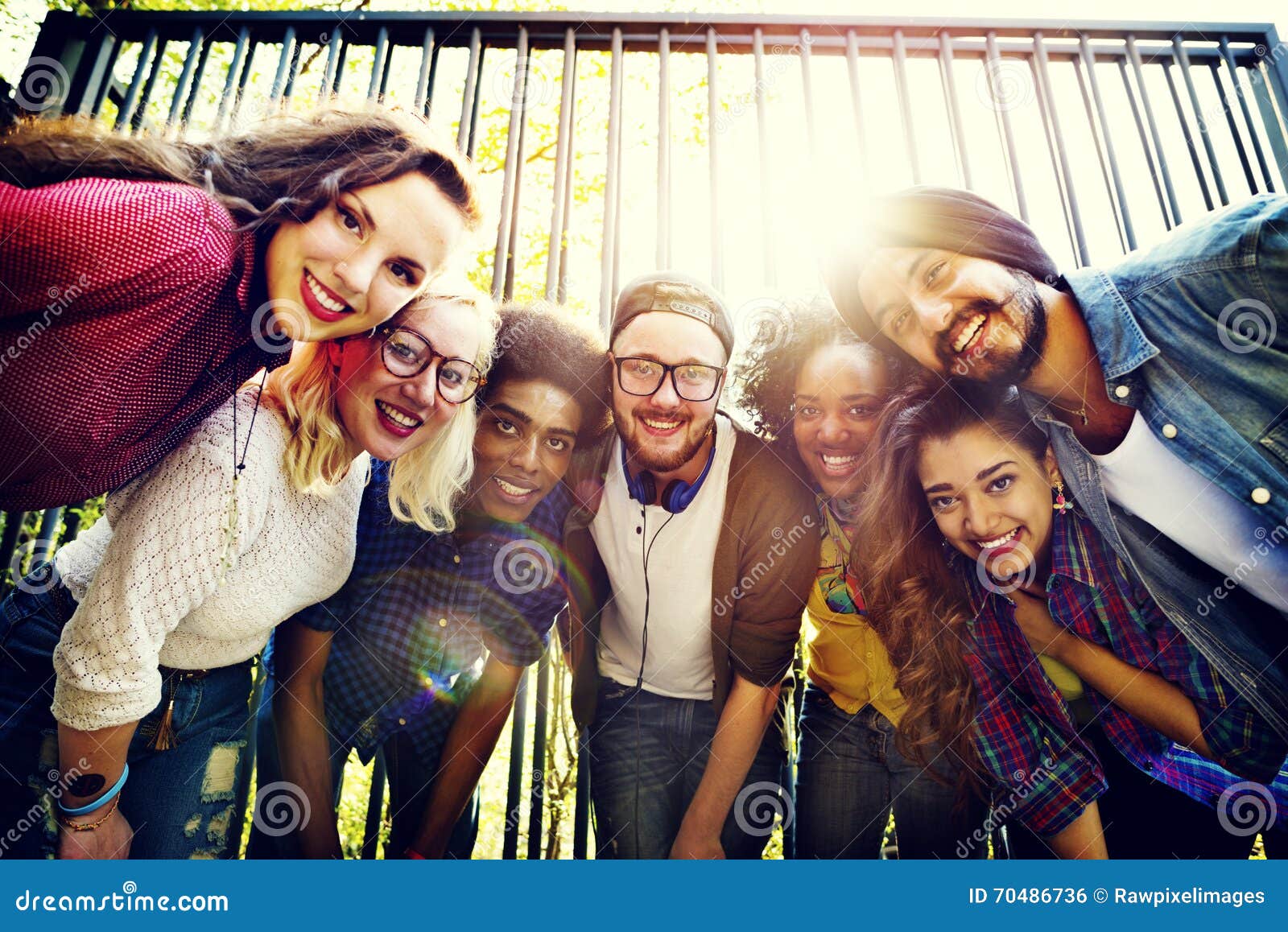 Bonding Community Friends Team Togetherness Unity Concept Stock Photo ...