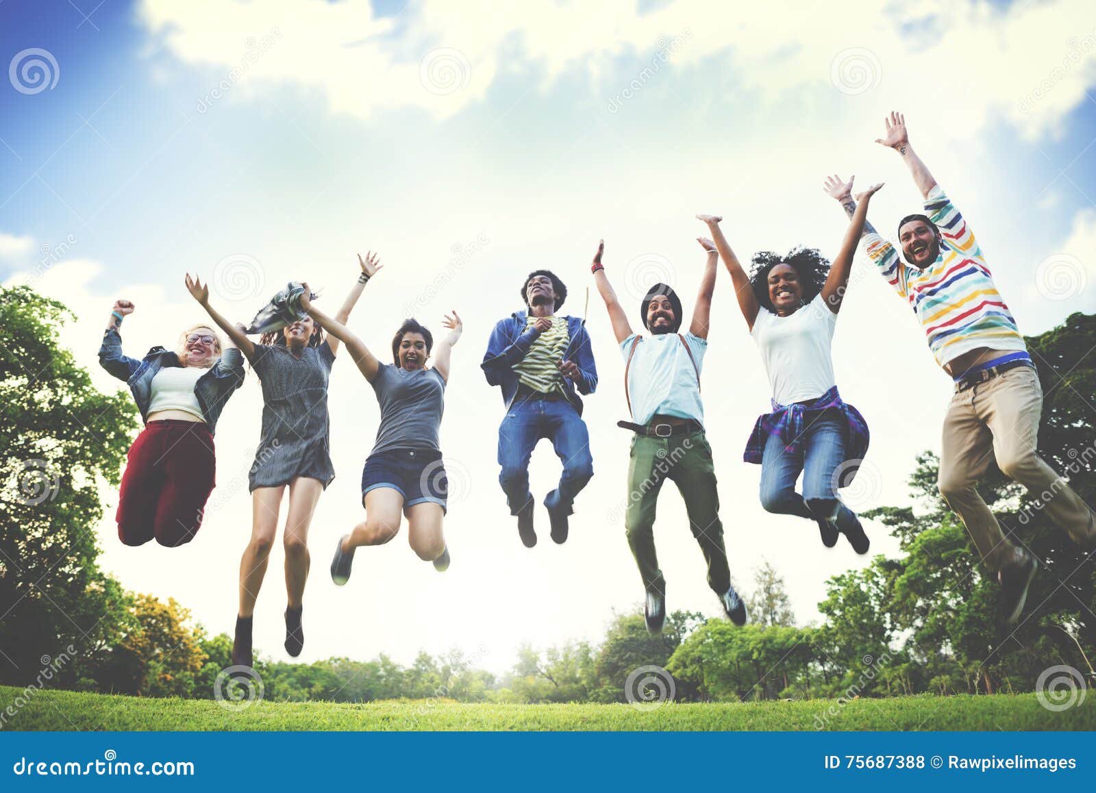 Bonding Community Friends Team Togetherness Unity Concept Stock Photo ...