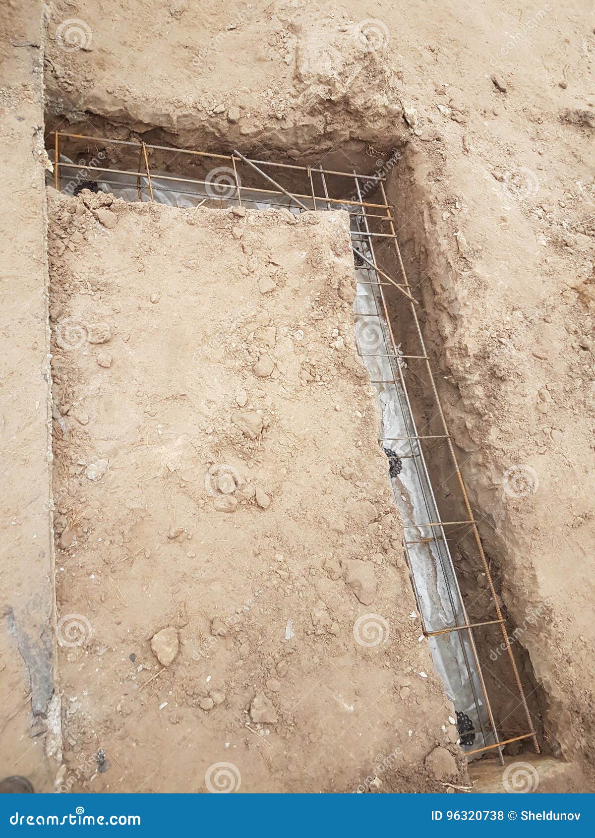 Bonding of reinforcement stock photo. Image of binding - 96320738