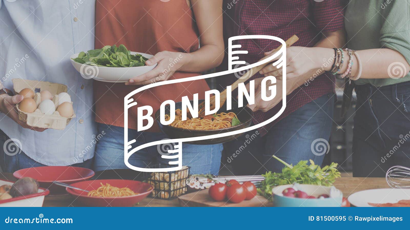 Bonding Relationship Connection Unity Community Concept Stock Image ...