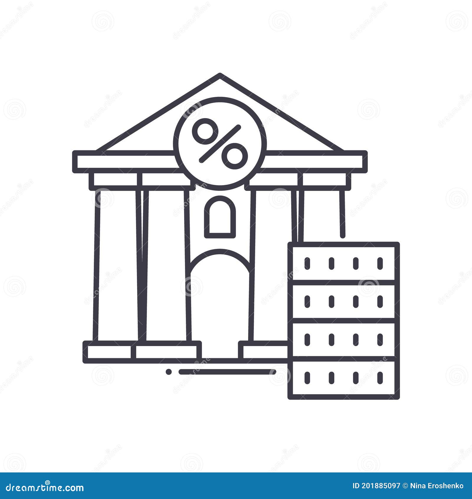 Bonds Outline Icon. Stock Share Certificate Market Symbols. Document ...