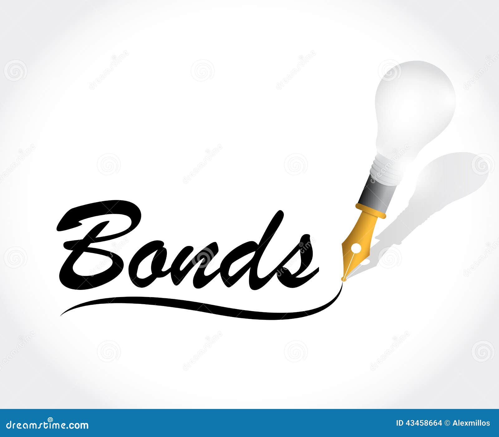 Bonds Message Illustration Design Stock Illustration - Illustration of ...