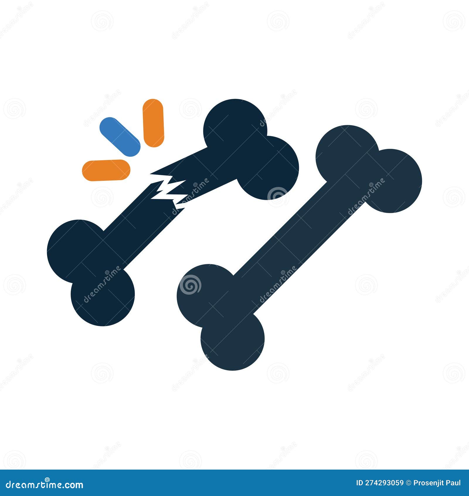 Bone, Break Down, Medical, Plus, Broken Bone Icon Stock Vector ...