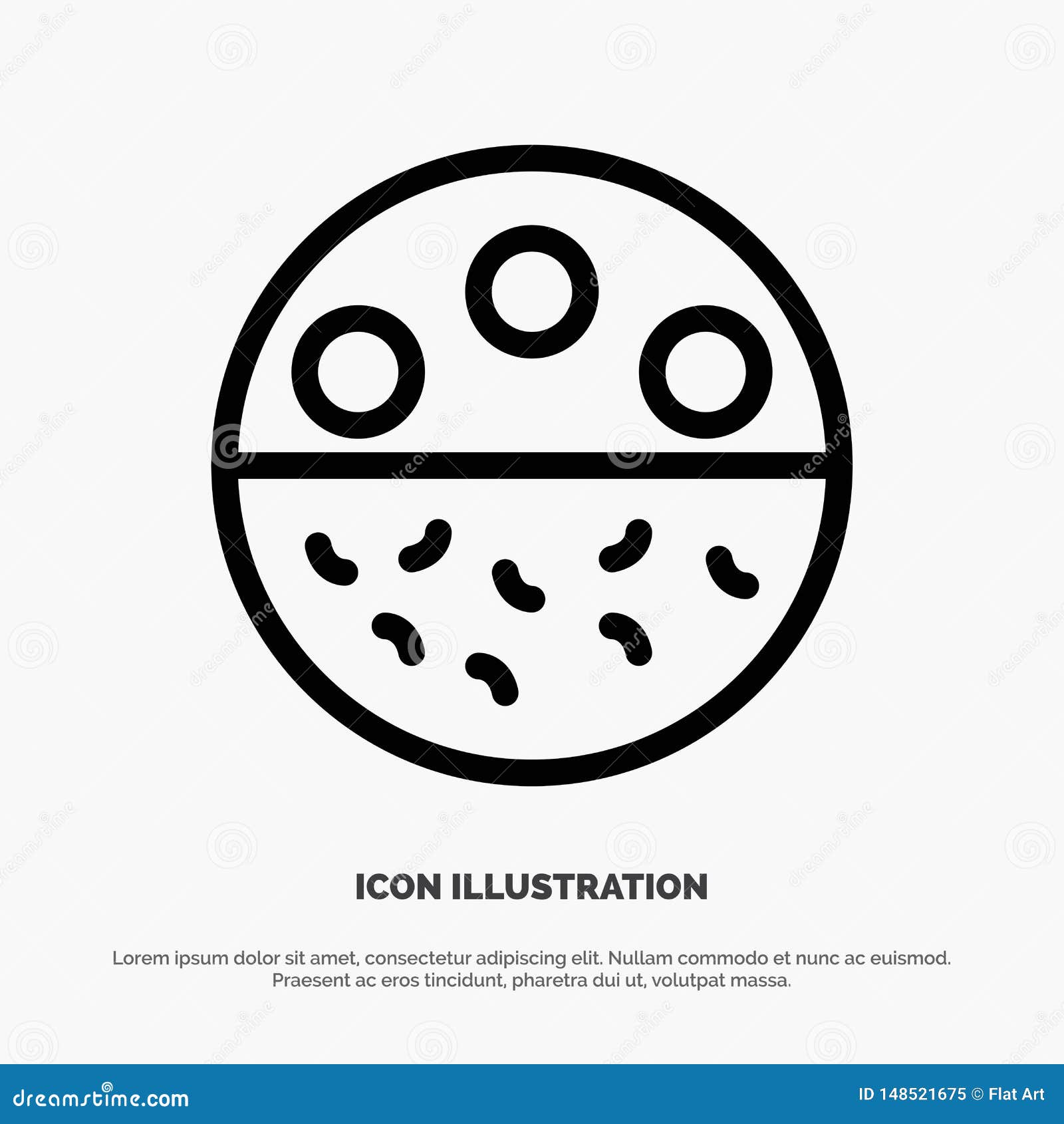 Bone, Calcium, Mineral, Skincare, Strength Line Icon Vector Stock ...