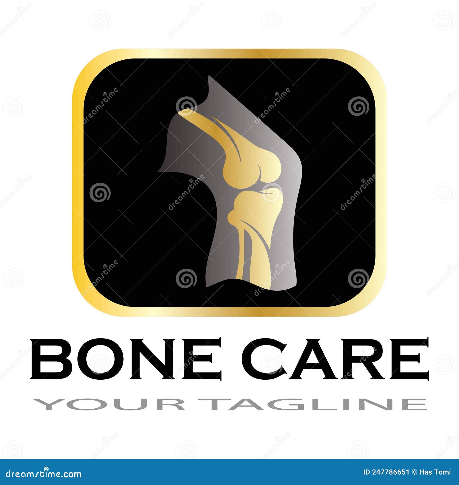 Bone Care Healt Logo Symbol Abstract Design Vector Stock Vector ...