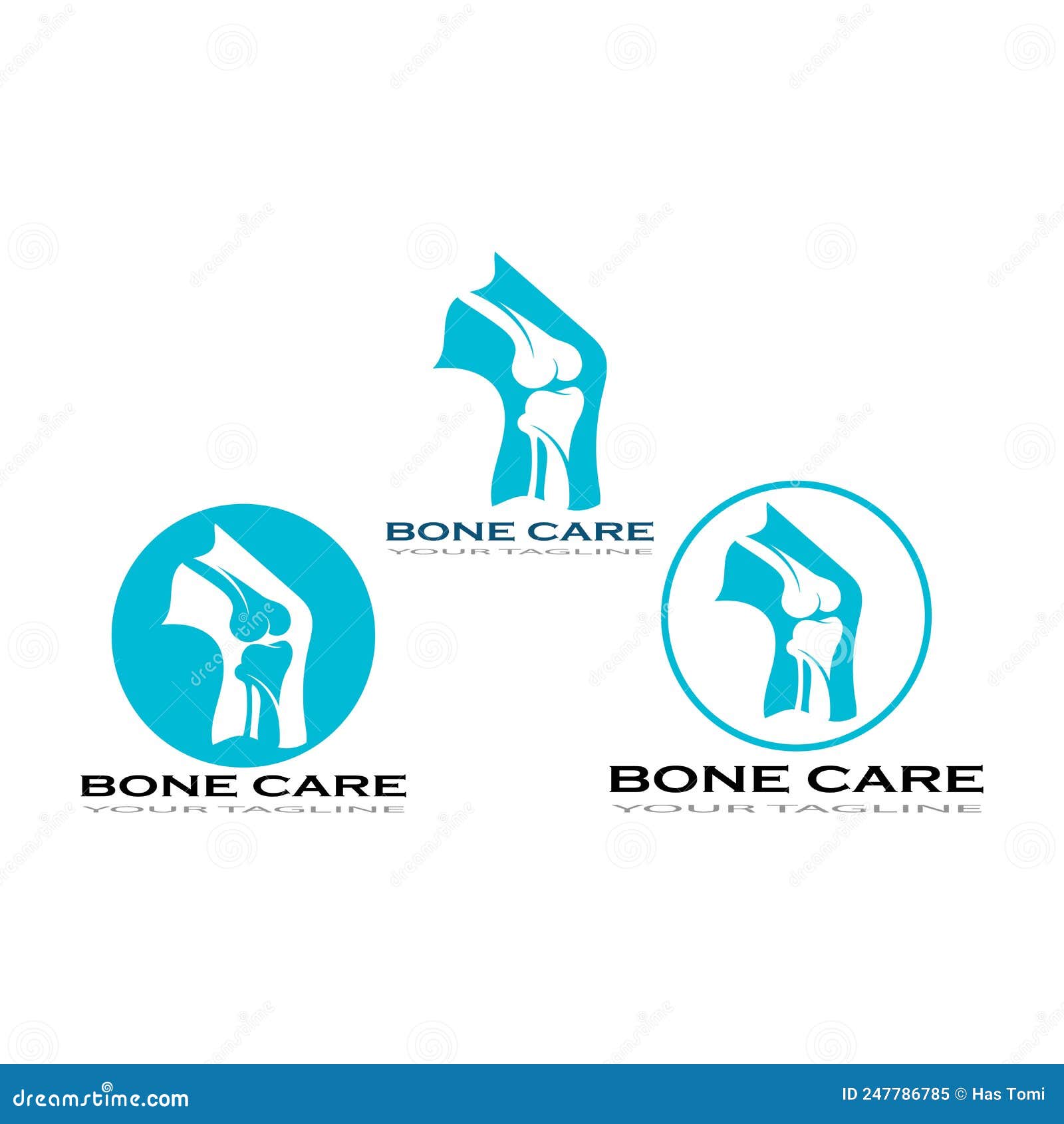 Bone Care Healt Logo Symbol Abstract Design Vector Stock Vector ...