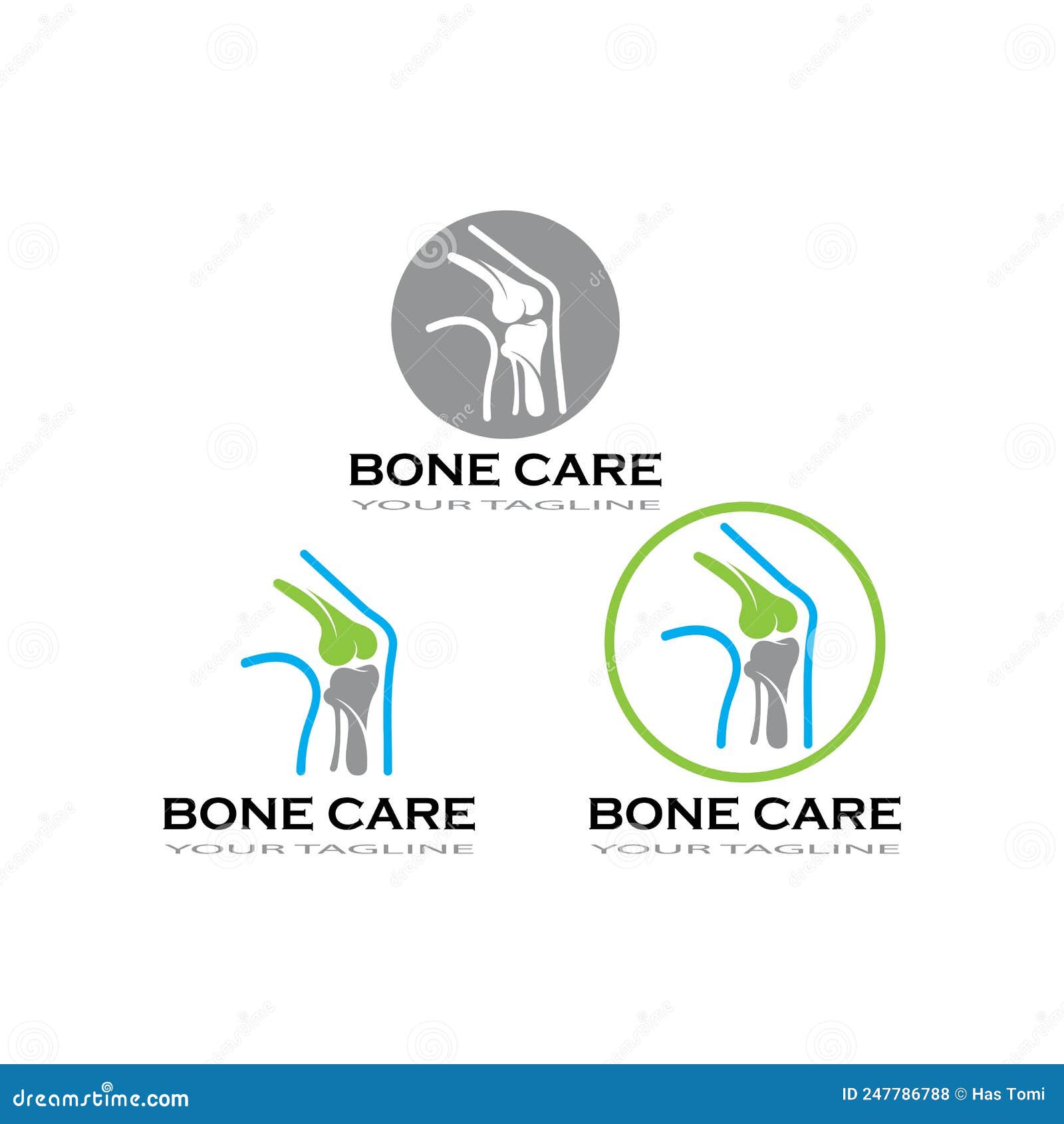 Bone Care Healt Logo Symbol Abstract Design Vector Stock Vector ...