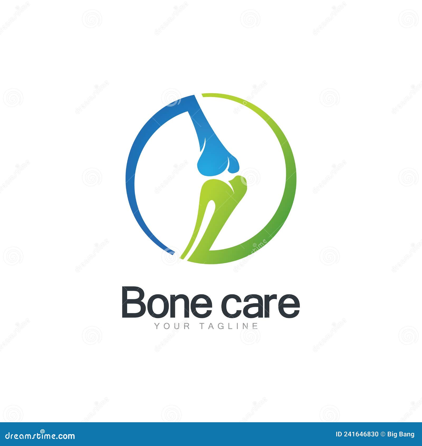 Bone Care Logo Icon Vector Template Stock Vector - Illustration of pain ...