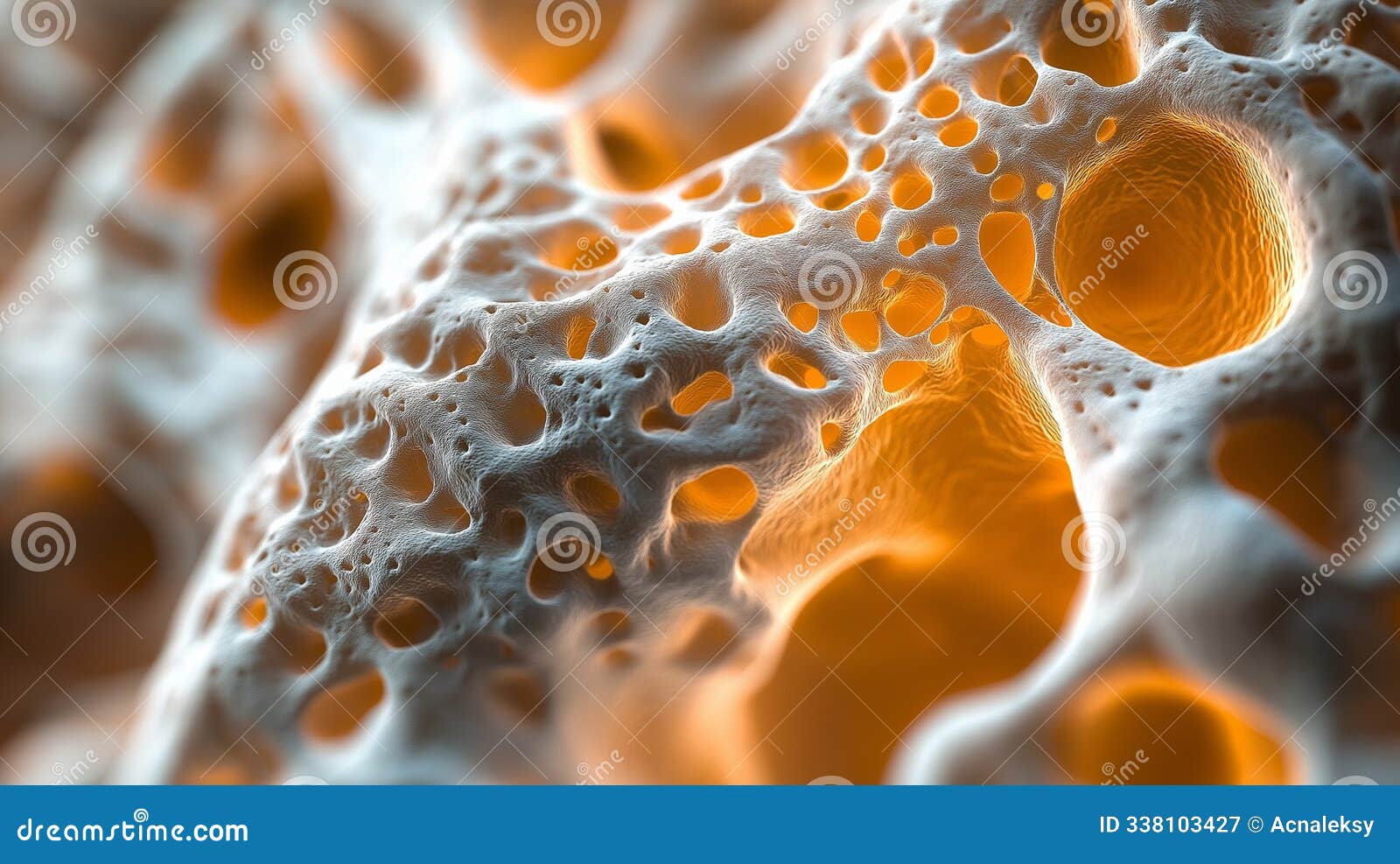 Bone Cell, Known As an Osteocyte Stock Image - Image of compact ...