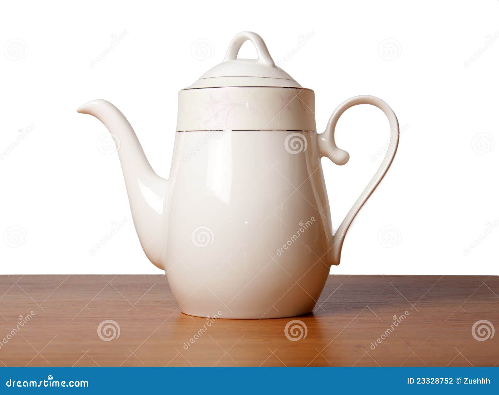 Bone china tea pot stock photo. Image of restaurant, pottery - 23328752