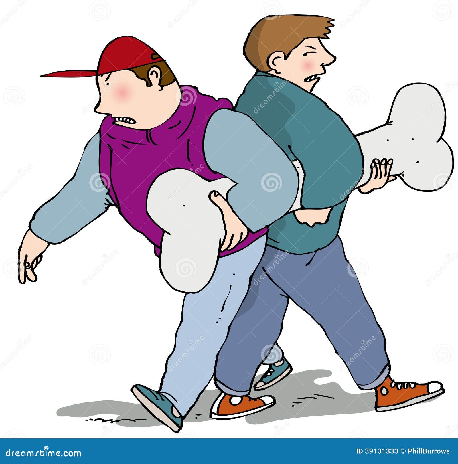 Bone of Contention stock vector. Illustration of disagreement - 39131333