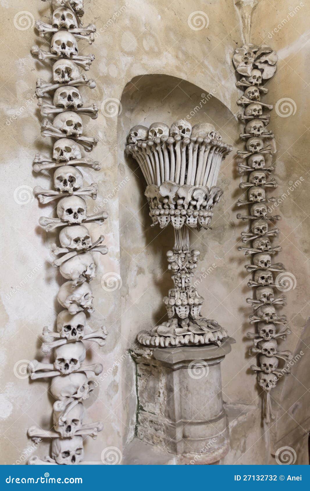 Bone Decoration of the Bone Church Kostnice Editorial Photography ...