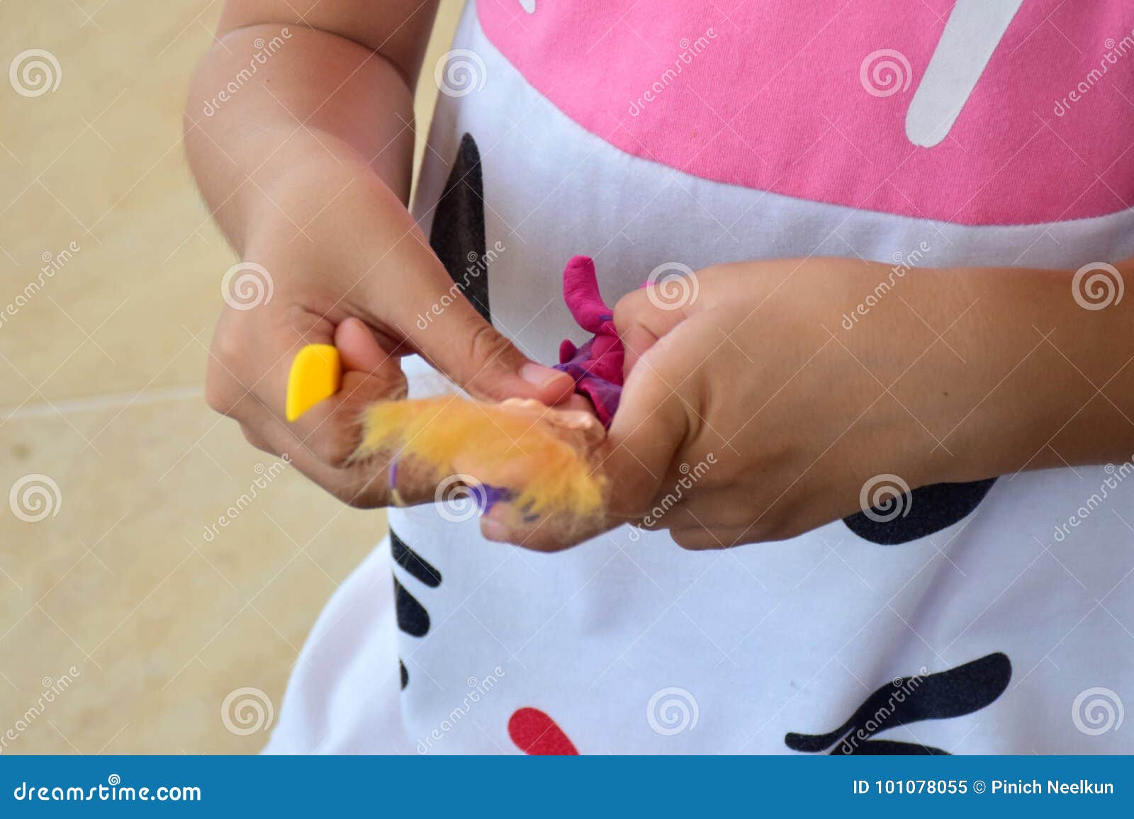 Brain Training To Develop Brain. and the Use of Fingers Stock Image ...