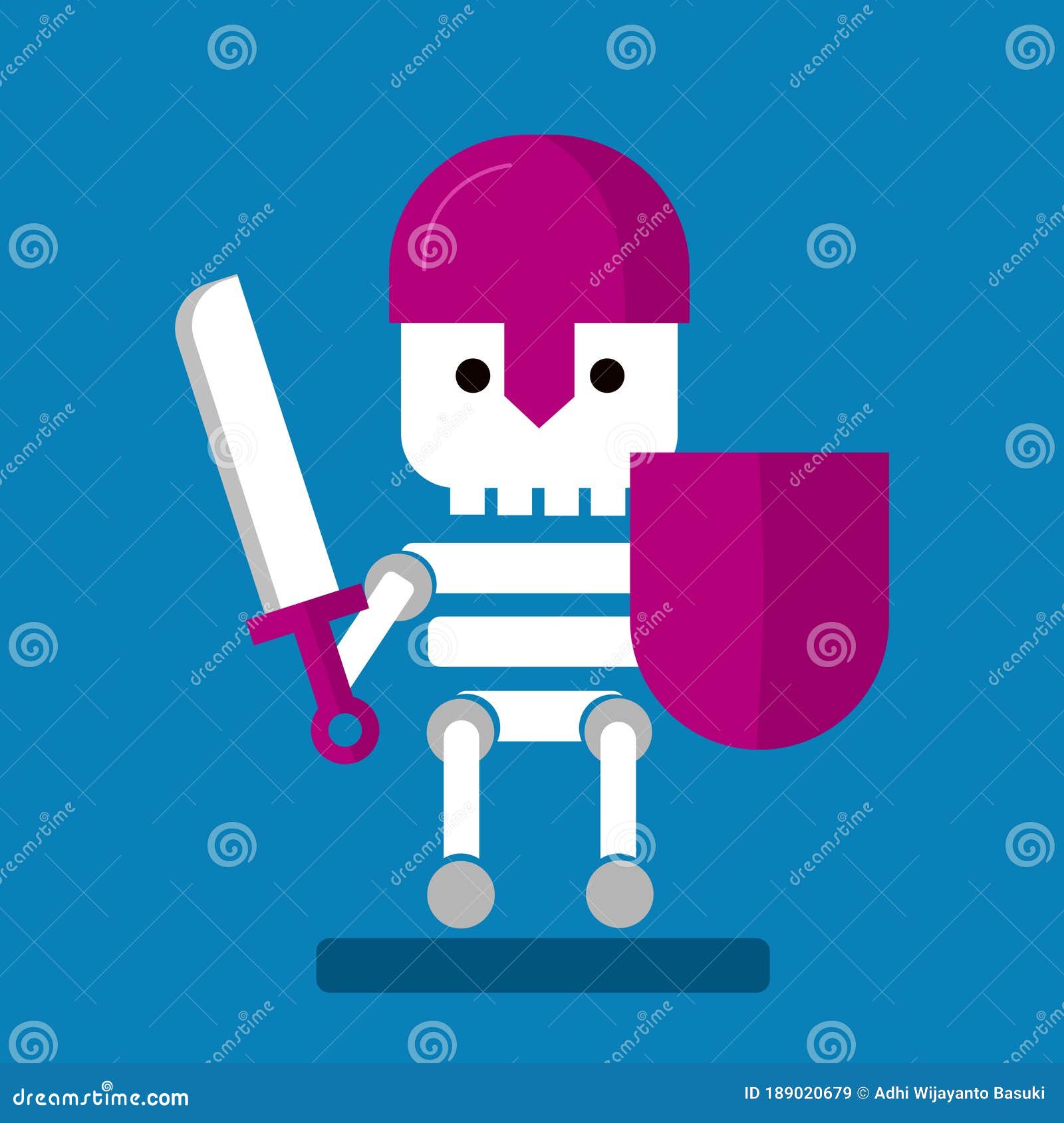 Bone Game Character Design Illustrasi Stock Illustration - Illustration ...