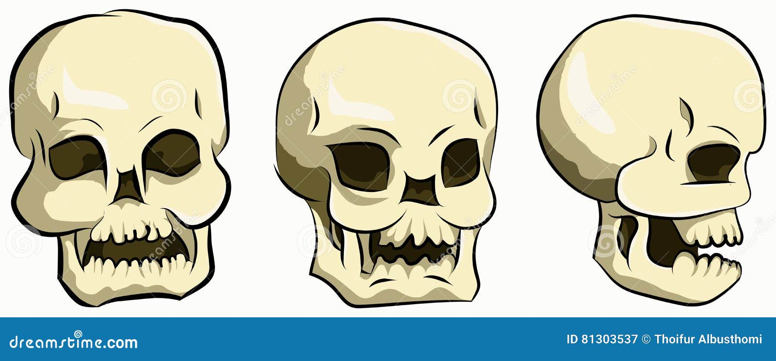 Bone head set stock illustration. Illustration of mysteri - 81303537