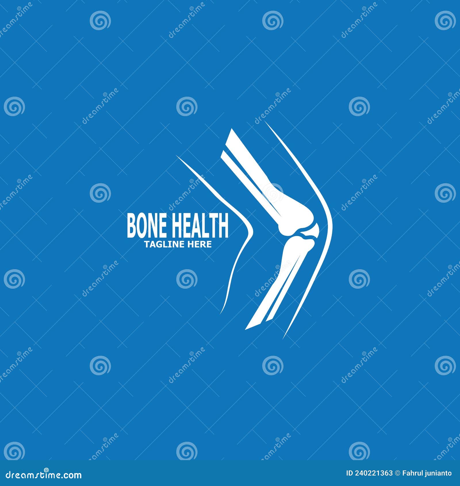 Bone Health Logo Vector Illustration Stock Vector - Illustration of ...