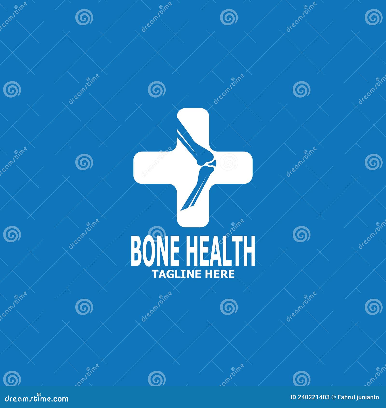 Bone Health Logo Vector Illustration Stock Vector - Illustration of ...