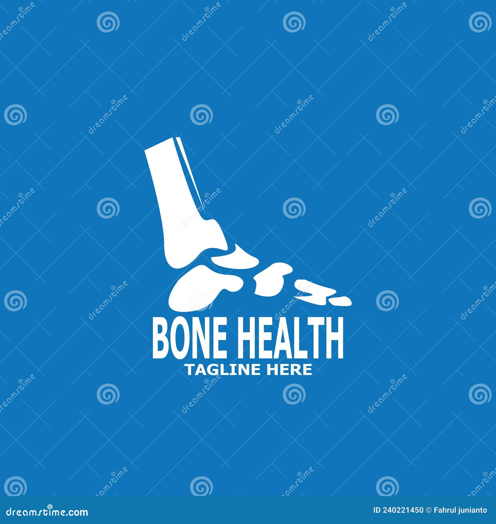 Bone Health Logo Vector Illustration Stock Vector - Illustration of ...