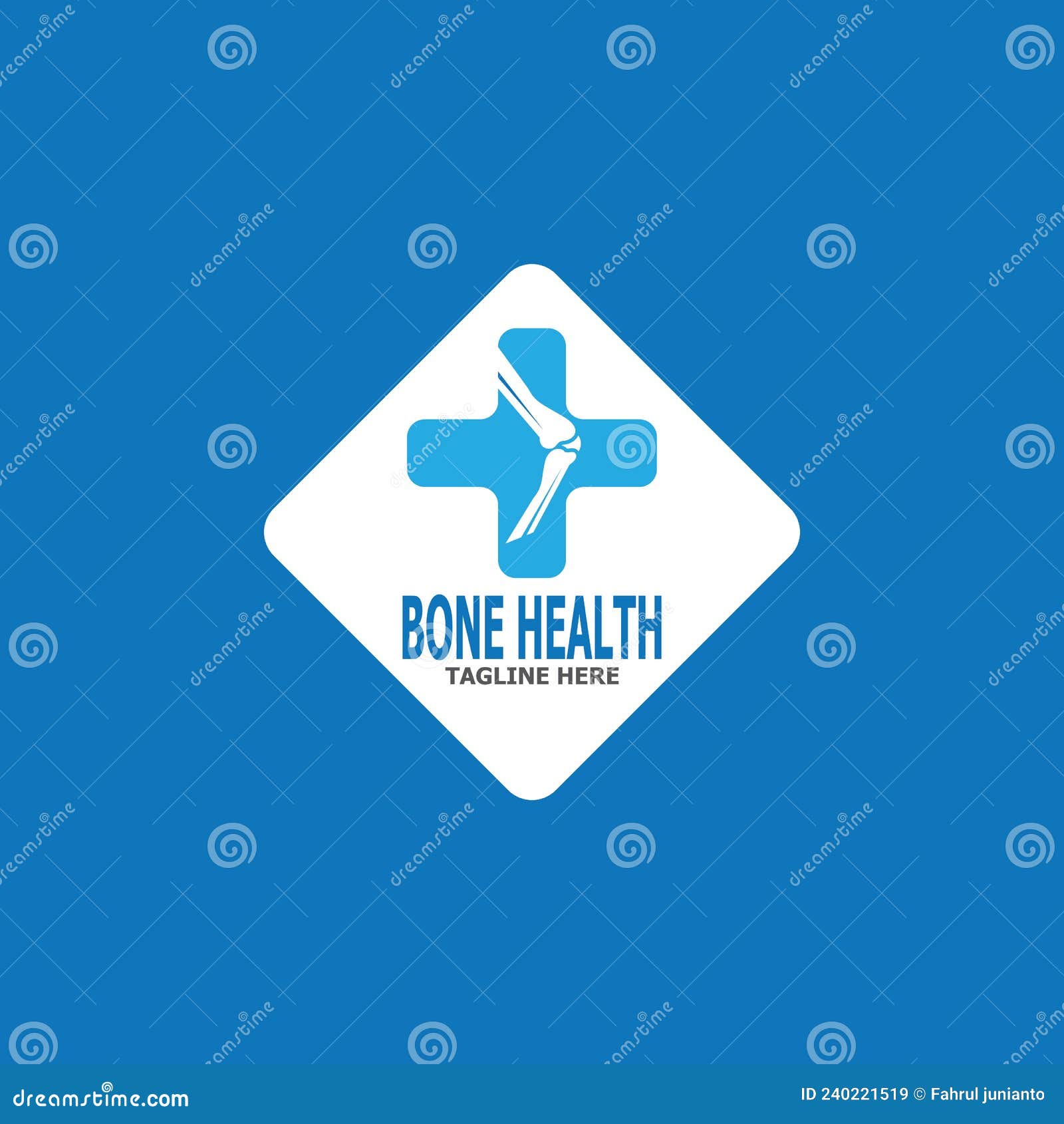 Bone Health Logo Vector Illustration Stock Vector - Illustration of ...
