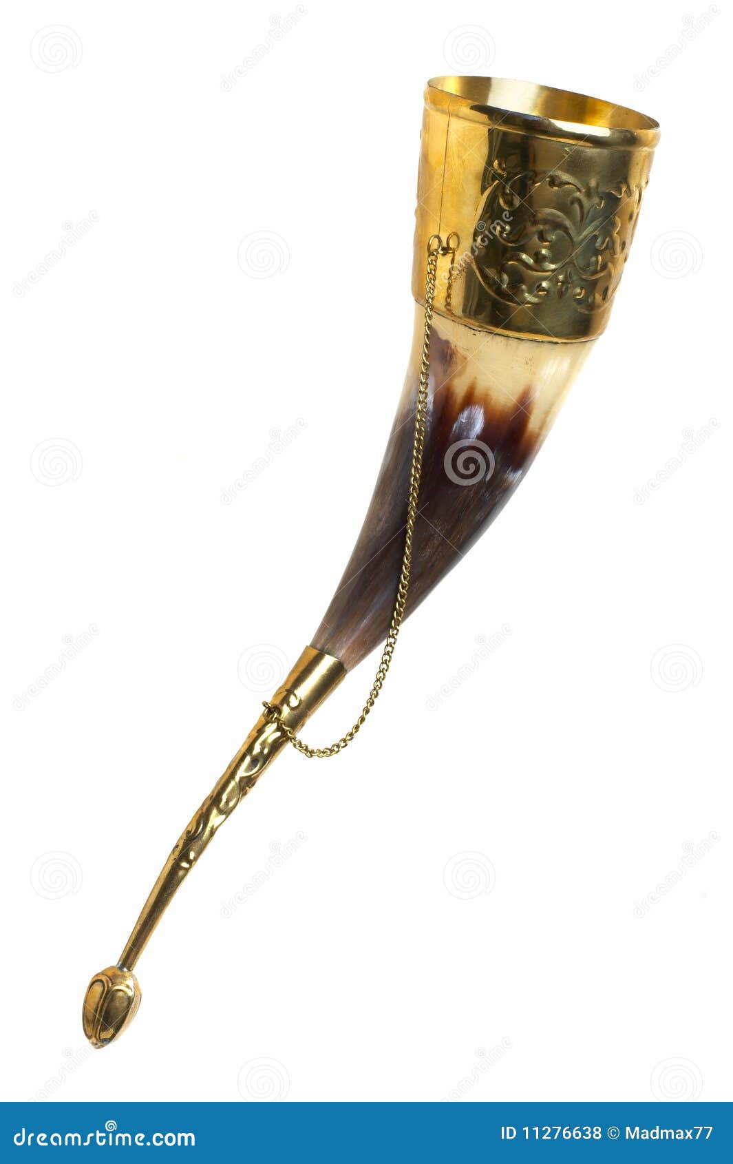Bone horn stock photo. Image of horn, glass, traditional - 11276638
