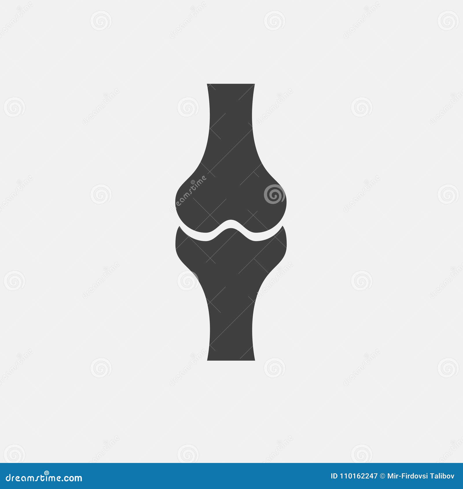 Bone icon stock illustration. Illustration of human - 110162247