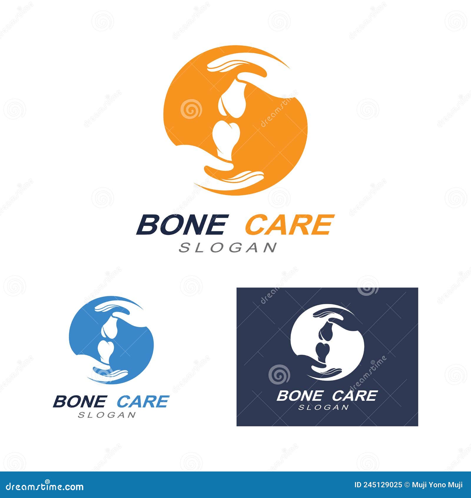 Bone Logo Icon Vector Design Template Illustration Stock Vector ...