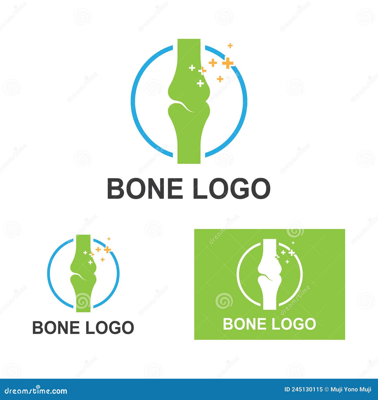 Bone Logo Icon Vector Design Template Illustration Stock Illustration ...