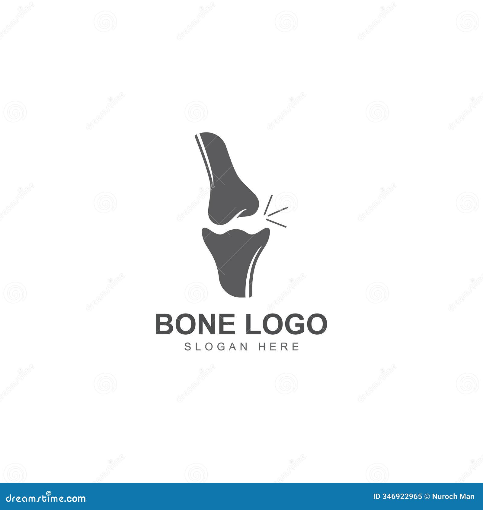Bone Logo Icon Vector Design Illustration Stock Vector - Illustration ...